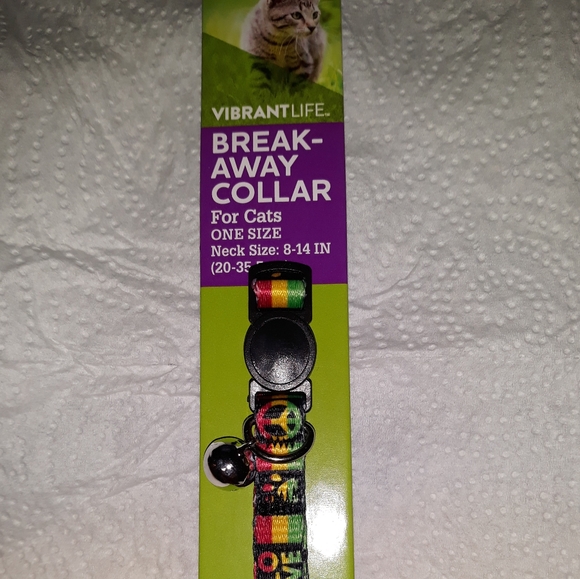 Vibrant Life | Cat | Vibrant Life Cat Collar Brake Away Pet Rainbow ...